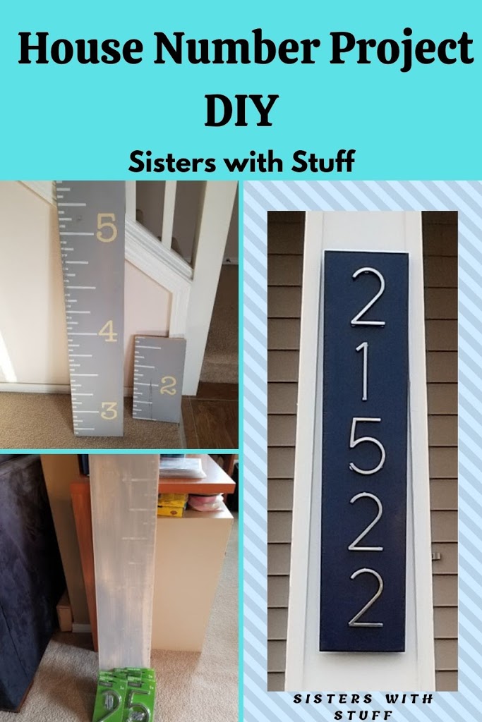 House Number DIY Project - Sisters with Stuff