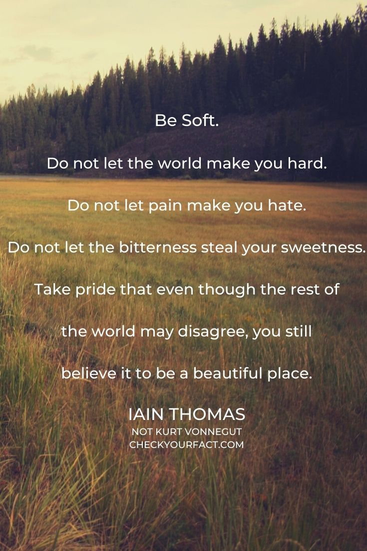 Be Soft! - Sisters with Stuff